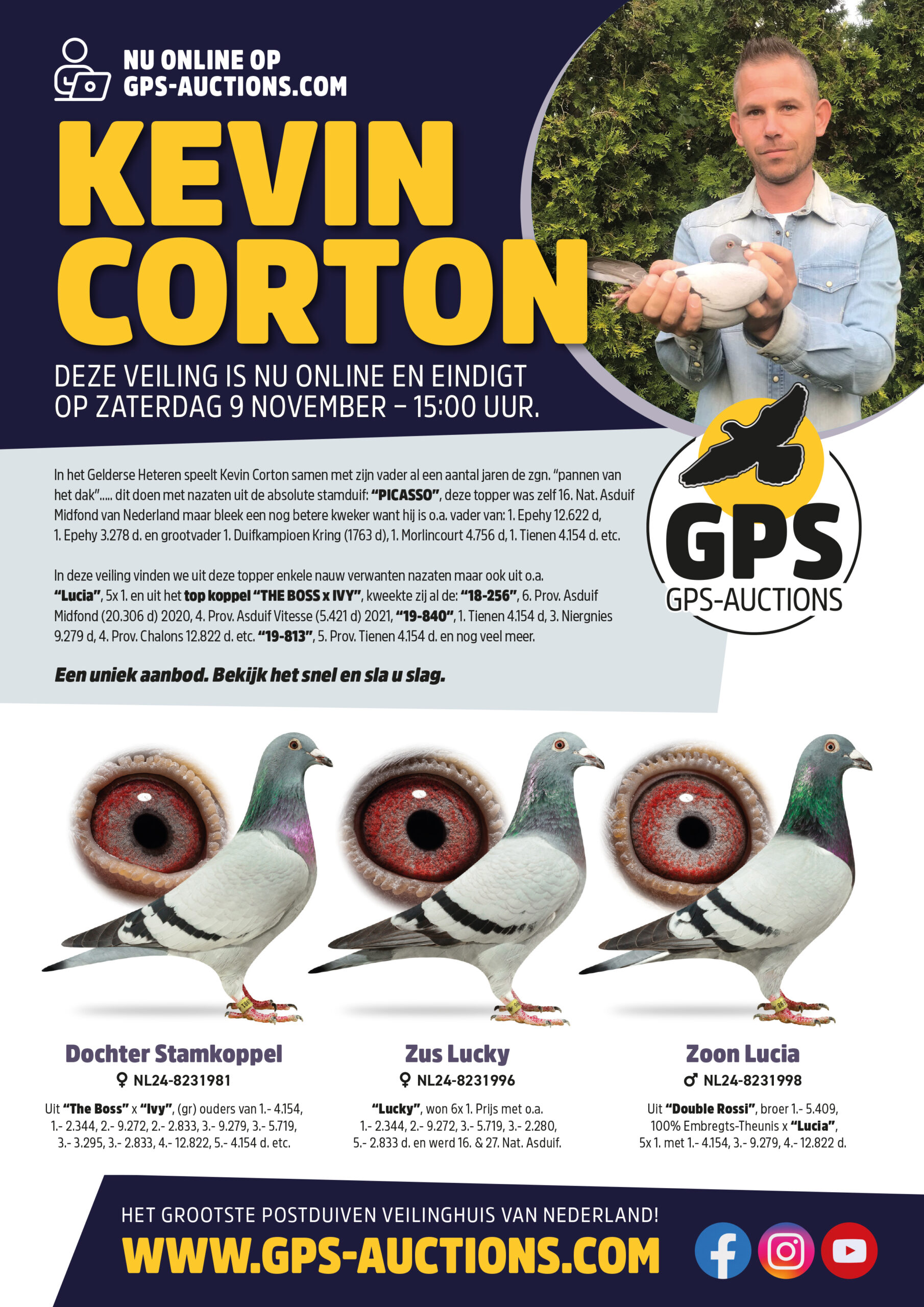 Jetzt online die Auktion von Kevin Corton !!!!! - GPS-Auctions