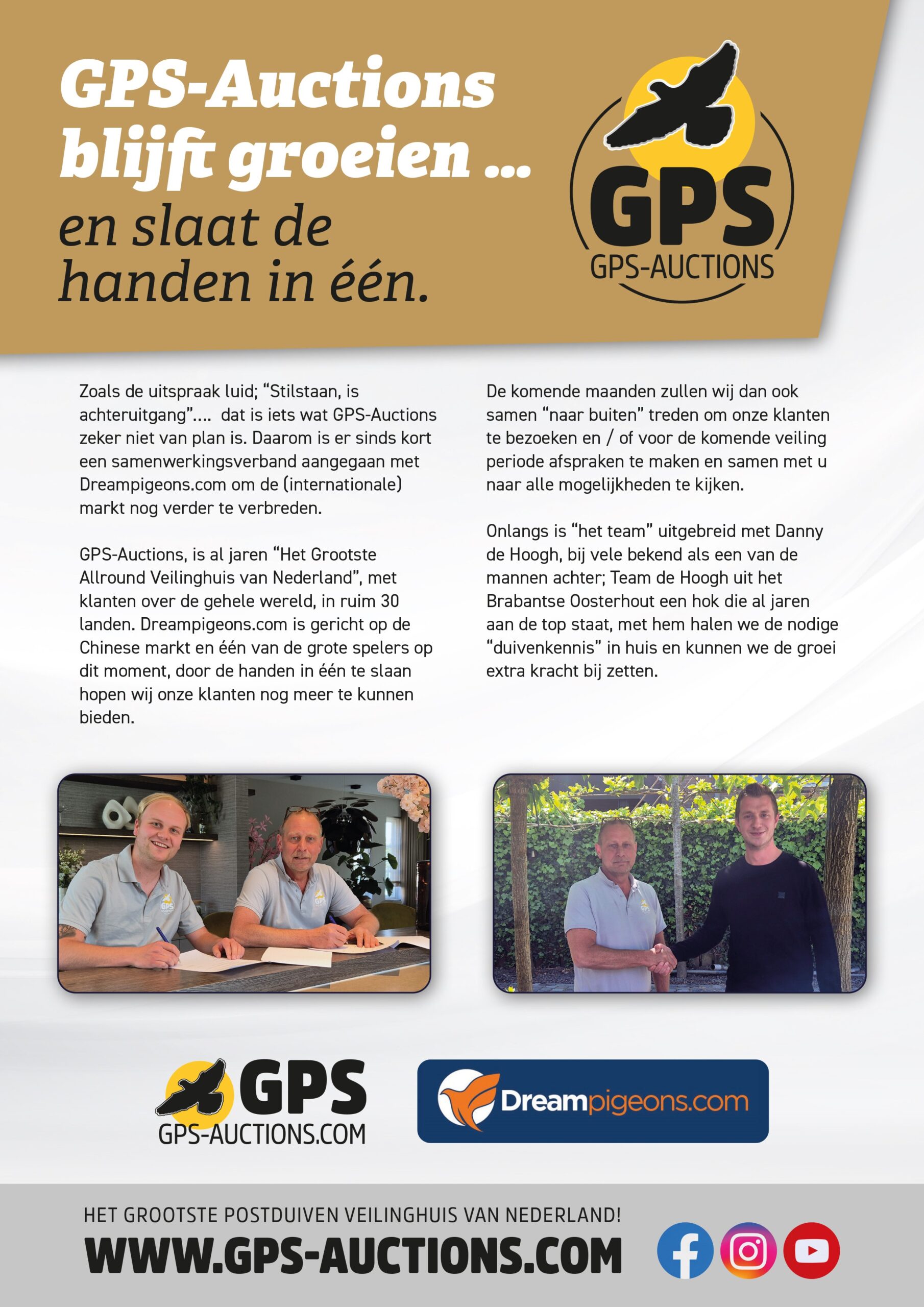 GPS-Auctions continues to grow ….. and joins forces. - GPS-Auctions